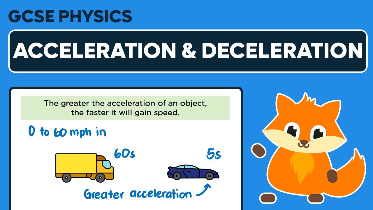 Acceleration & Deceleration - GCSE Physics