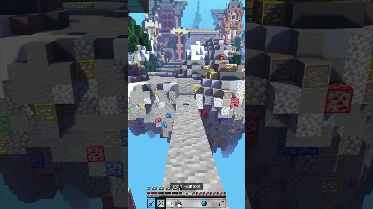 🍇wat is that bridge tho D: | Hive skywars KBM Sounds #asmr #keyboardandmouse #shorts