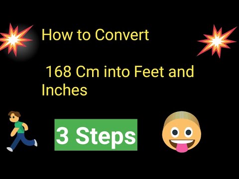 168 Cm in Feet and Inches||168 Cm ito Feet and Inches||How to Convert 168 Cm to Feet and Inches