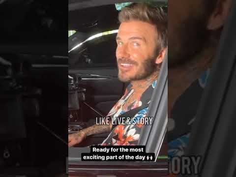 David Beckham Instagram Story (April 12, 2021)