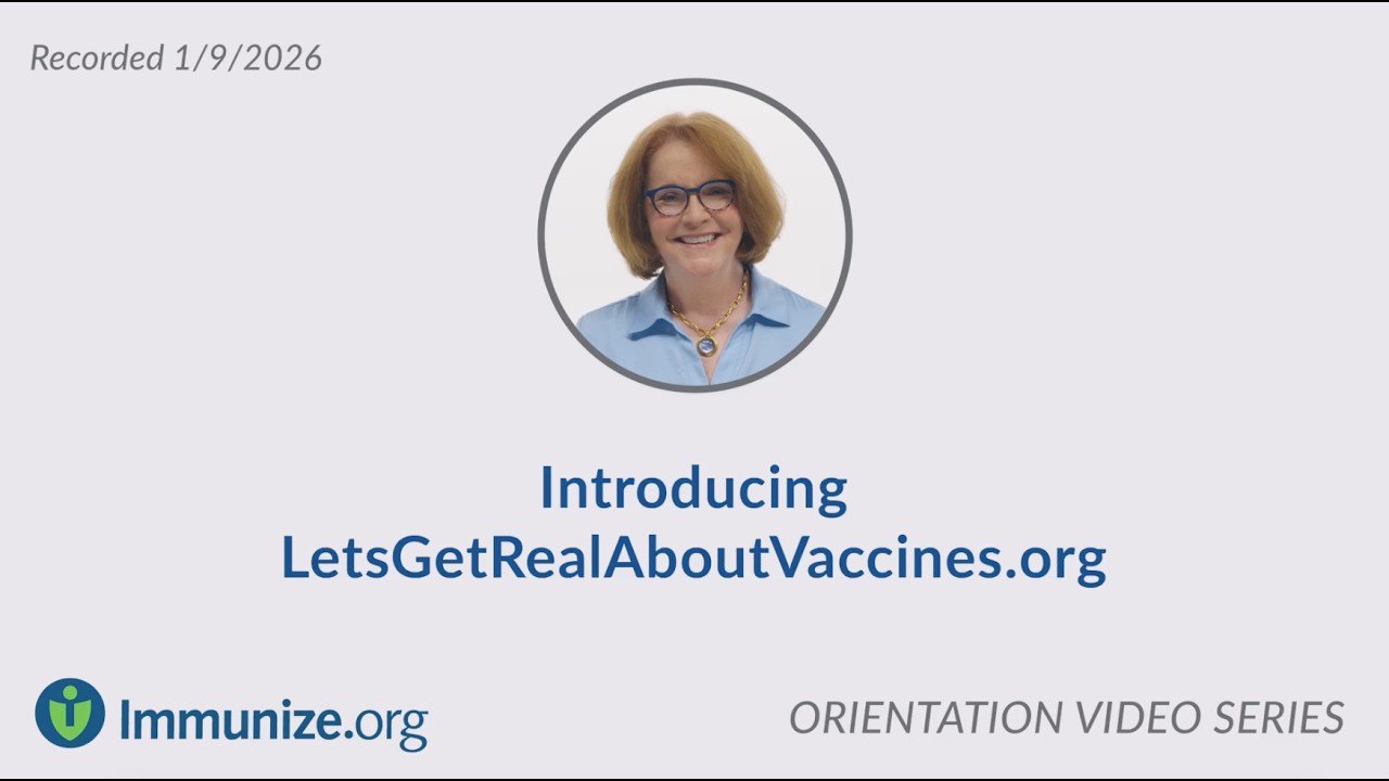 Introducing LetsGetRealAboutVaccines.org