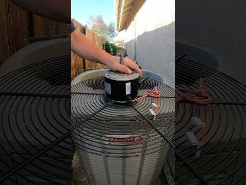 Lets Replace This Outdoor Fan Motor #hvac #plumber #diy