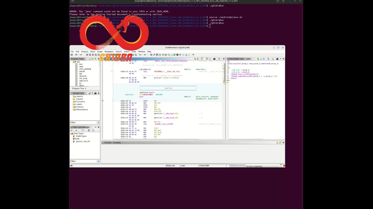 Ghidra: A software reverse engineering (SRE) framework #reverseengineering