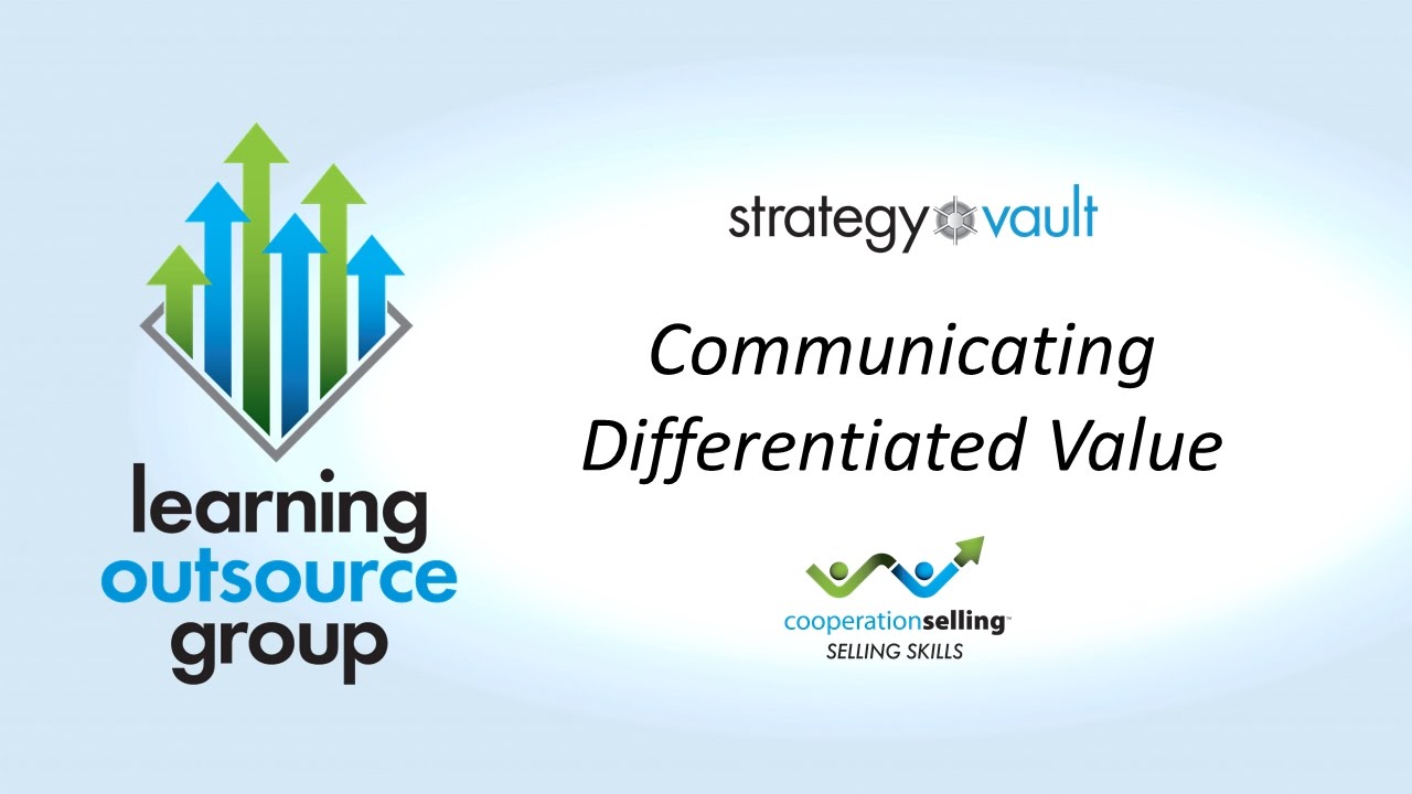 Communicating Differentiated Value