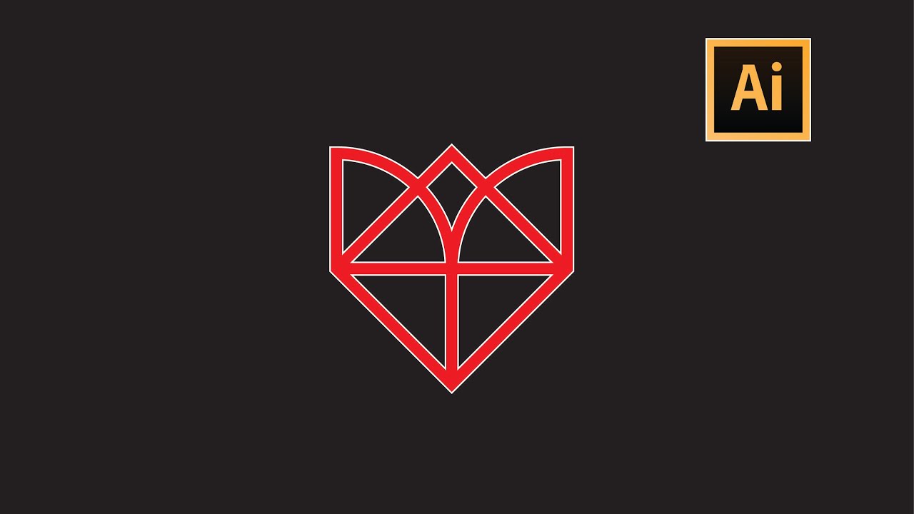 Create a minimalist Fox logo design | Adobe Illustrator Tutorial