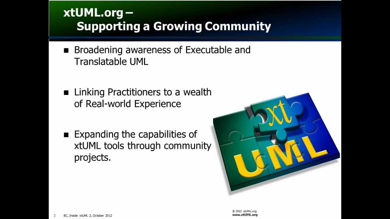 UML, xtUML, and the xtUML Process