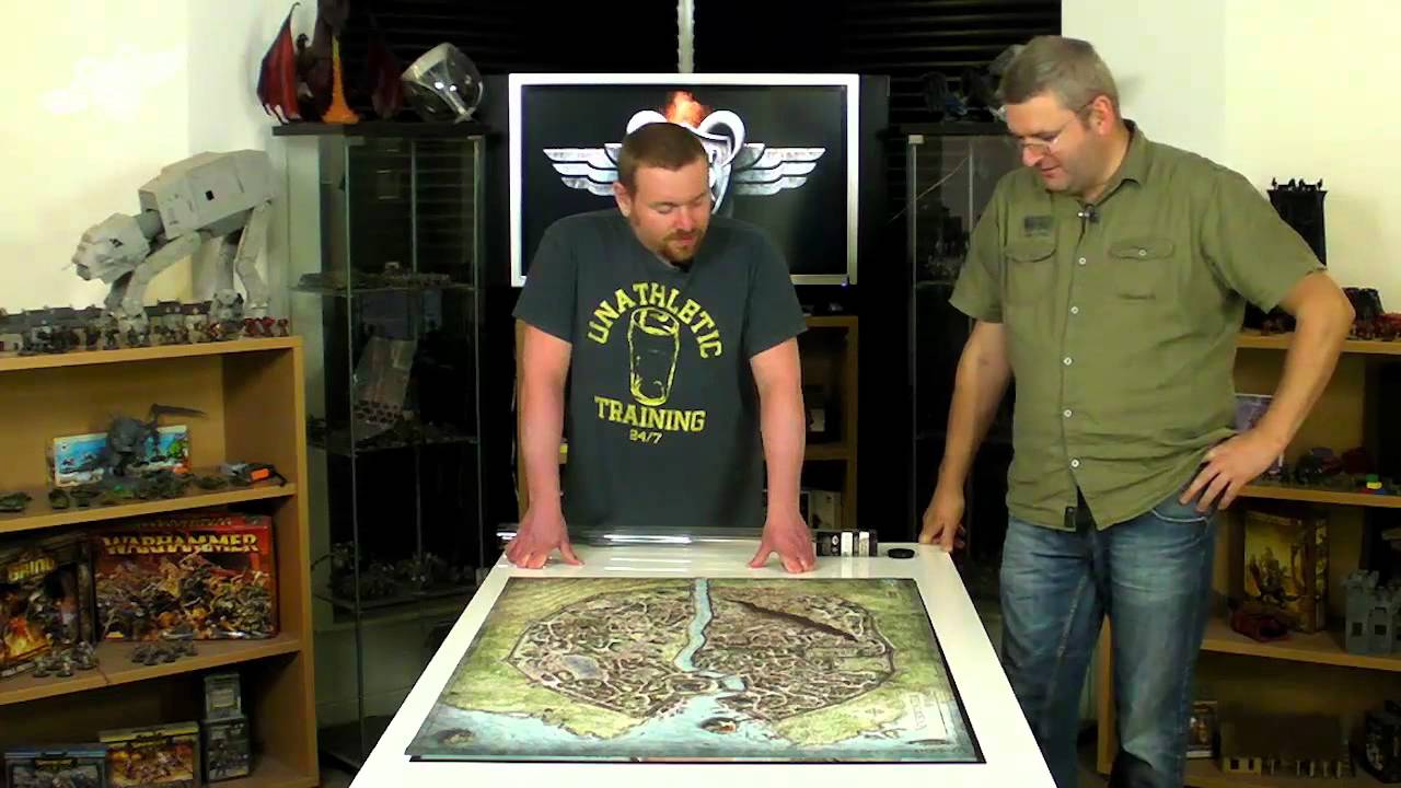 Map of Faerun & Neverwinter for D&D