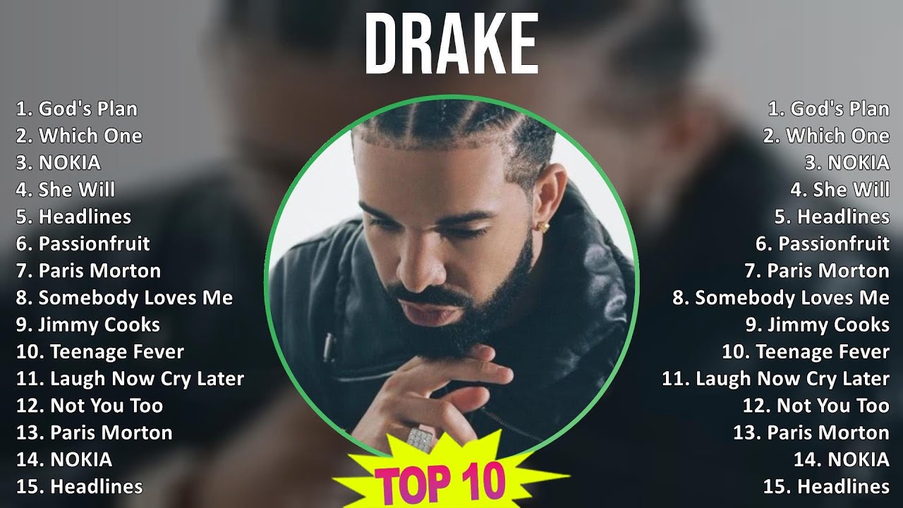 Drake 2025 MIX Best Collection - God's Plan, Which One, NOKIA, She Will