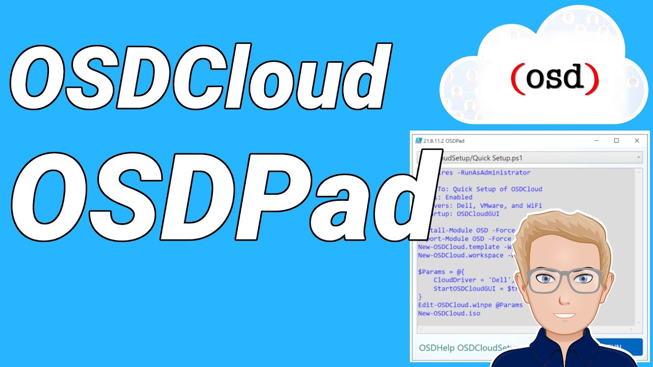 OSDCloud OSDPad - Use your Powershell Scripts in the OOBE!
