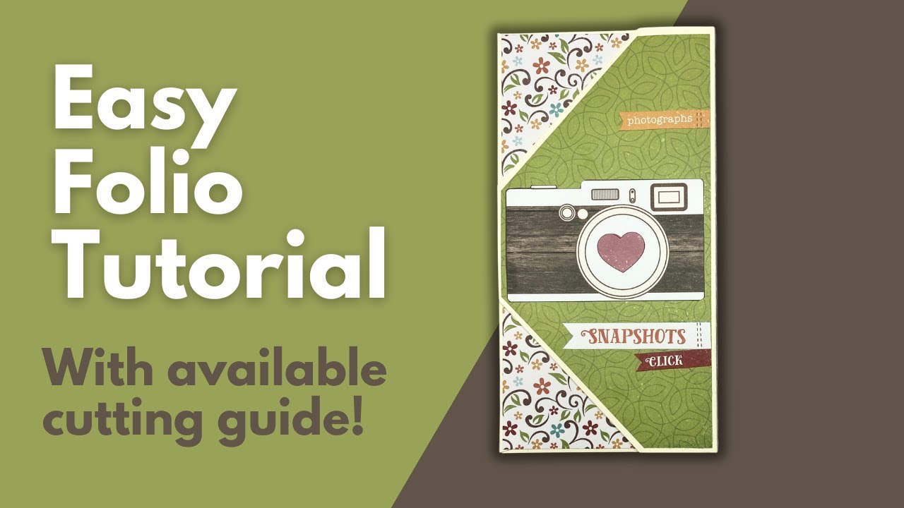 Free Folio Mini Album Tutorial with Cutting Guide!