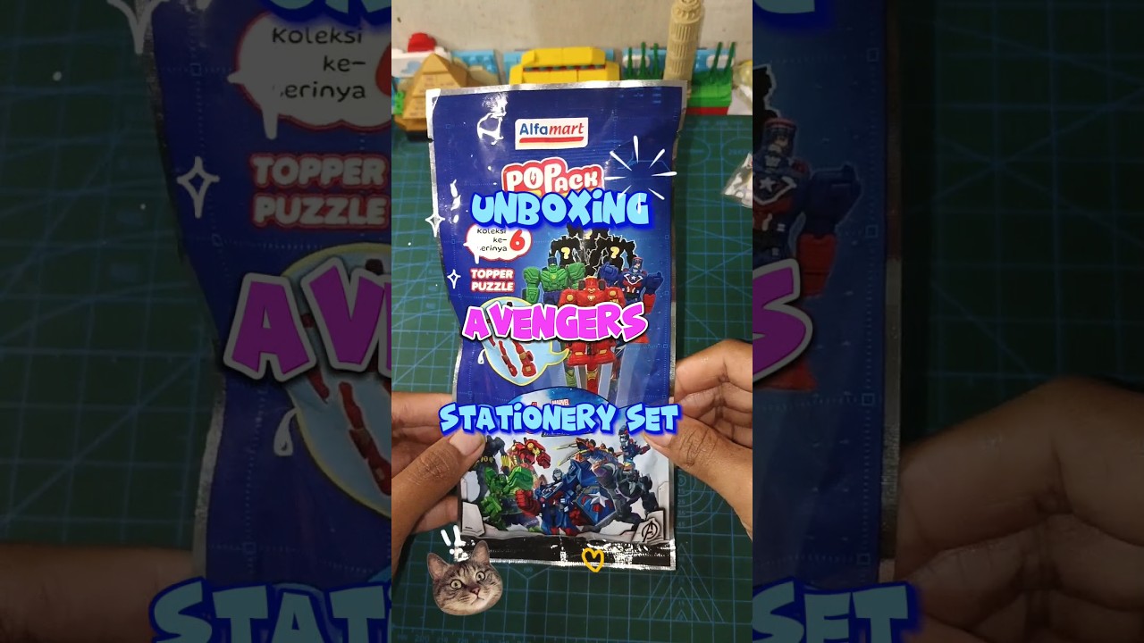 Unboxing Avengers Poppack Stationery Set #shorts