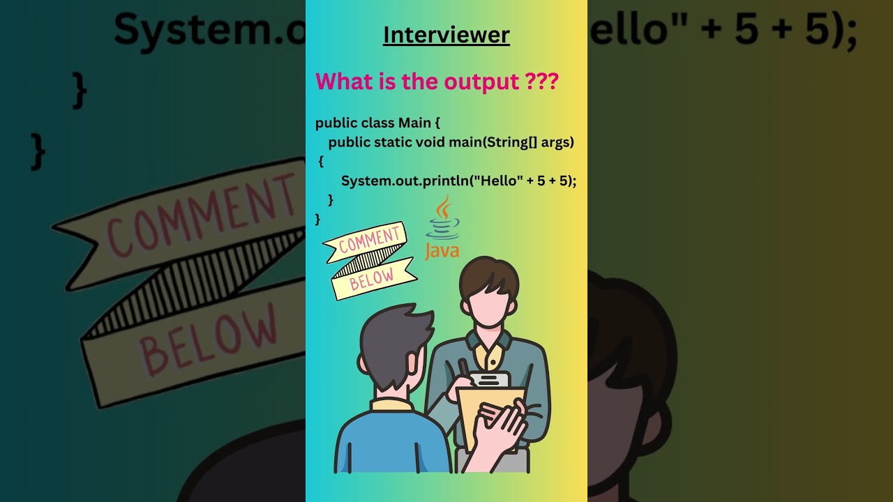 Guess the output of java code | Java Code #javashorts #shorts