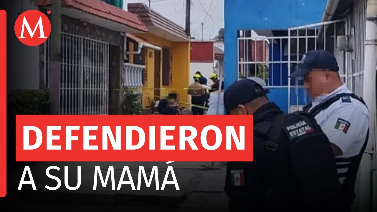Menores asesinan a su padre para defender a su mamá