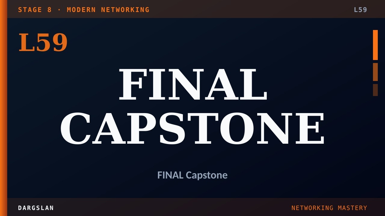 Observability & Capstone — explained simply | Networking #59