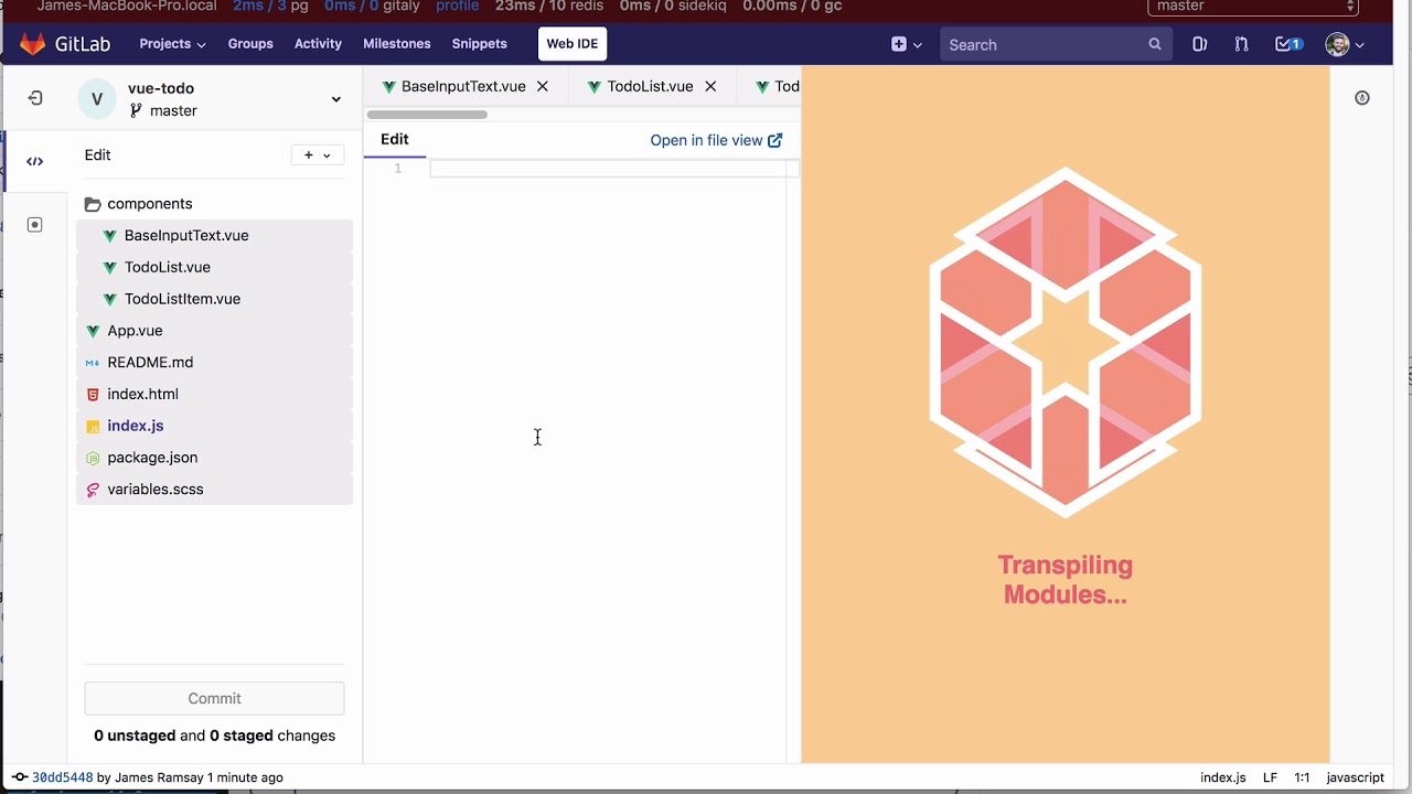 GitLab web ide client evaluation