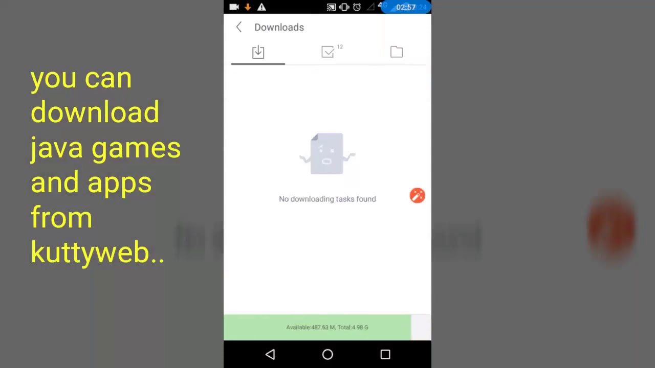 Run java apps and games in android with single app