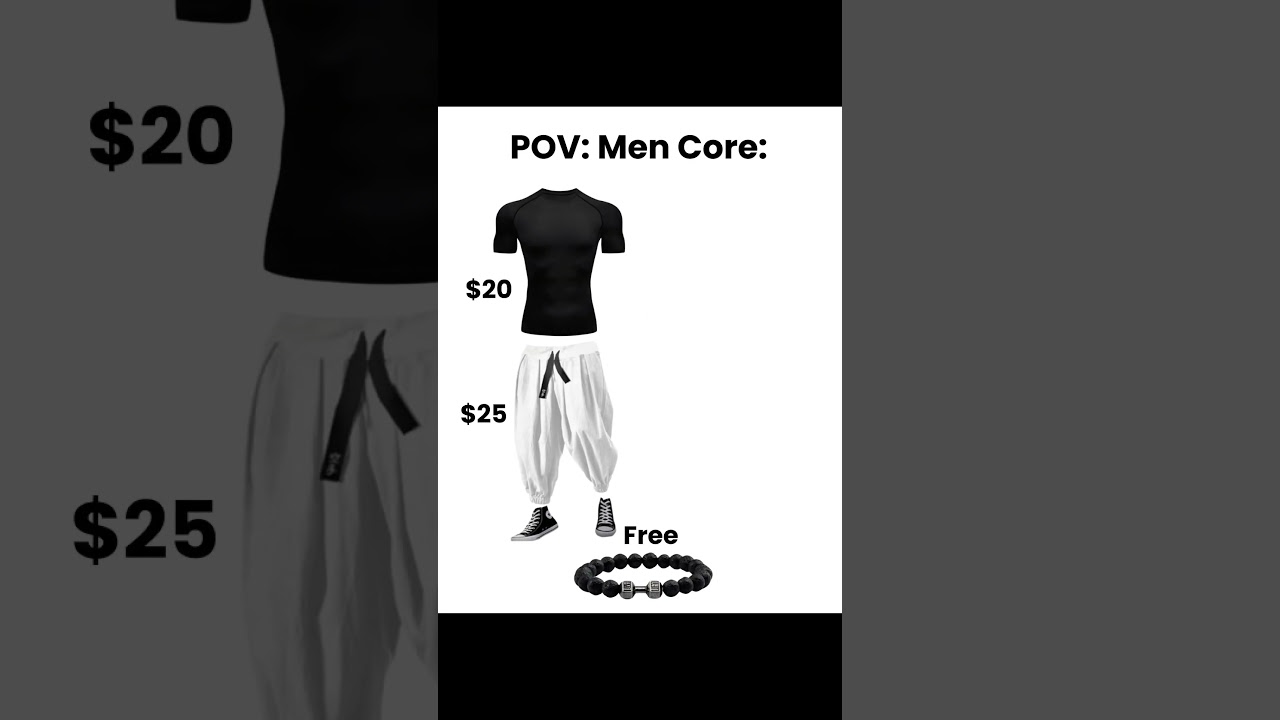 POV: Men Core: #TOJI OUTFIT