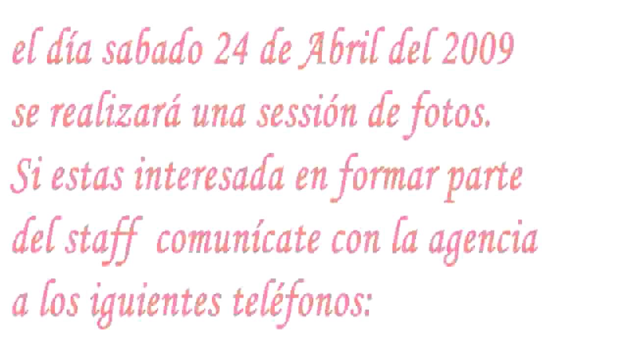 DEVA MODELS CASTING SABADO 24