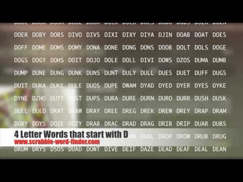 4 letter words that start with D