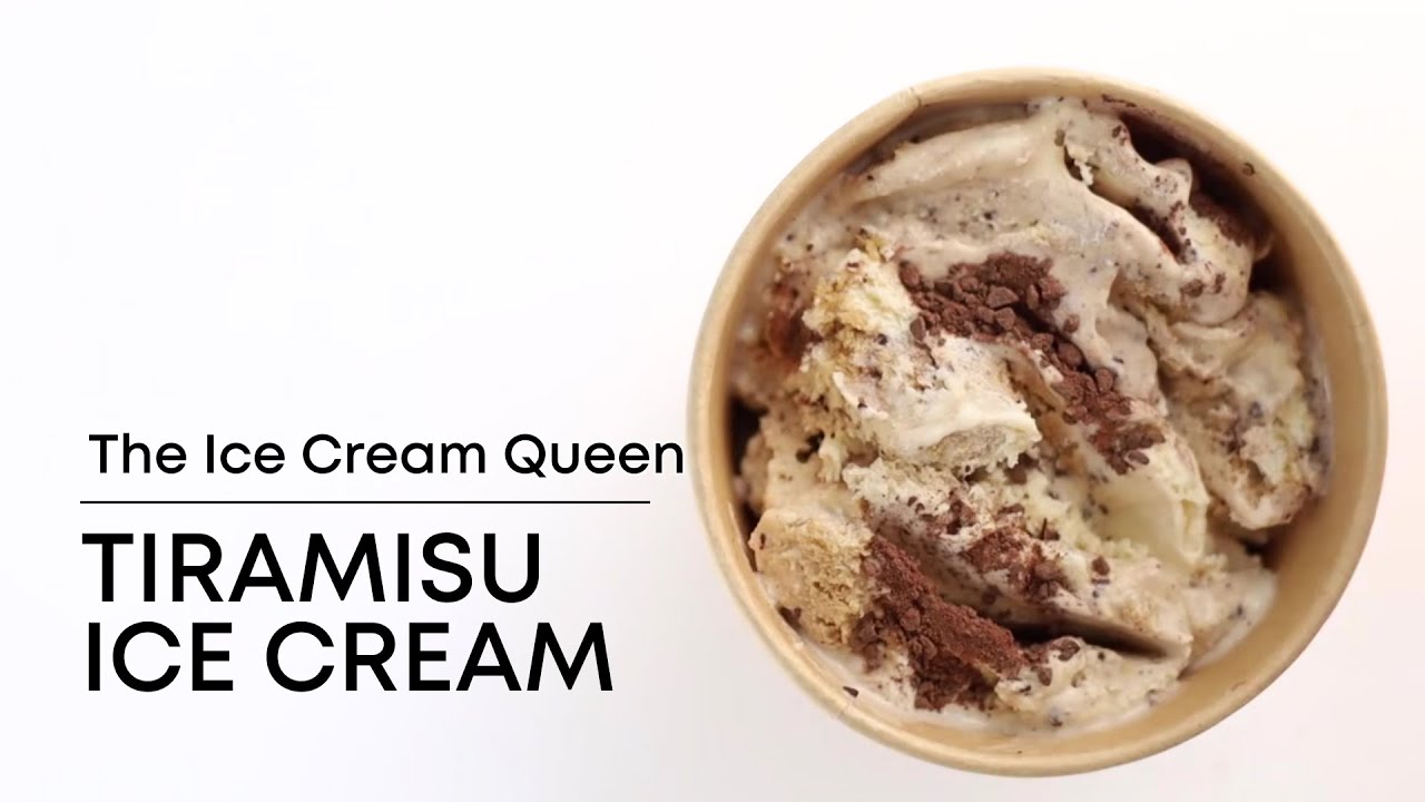 Tiramisu Ice Cream - creamy and dreamy! And tested to perfection👌