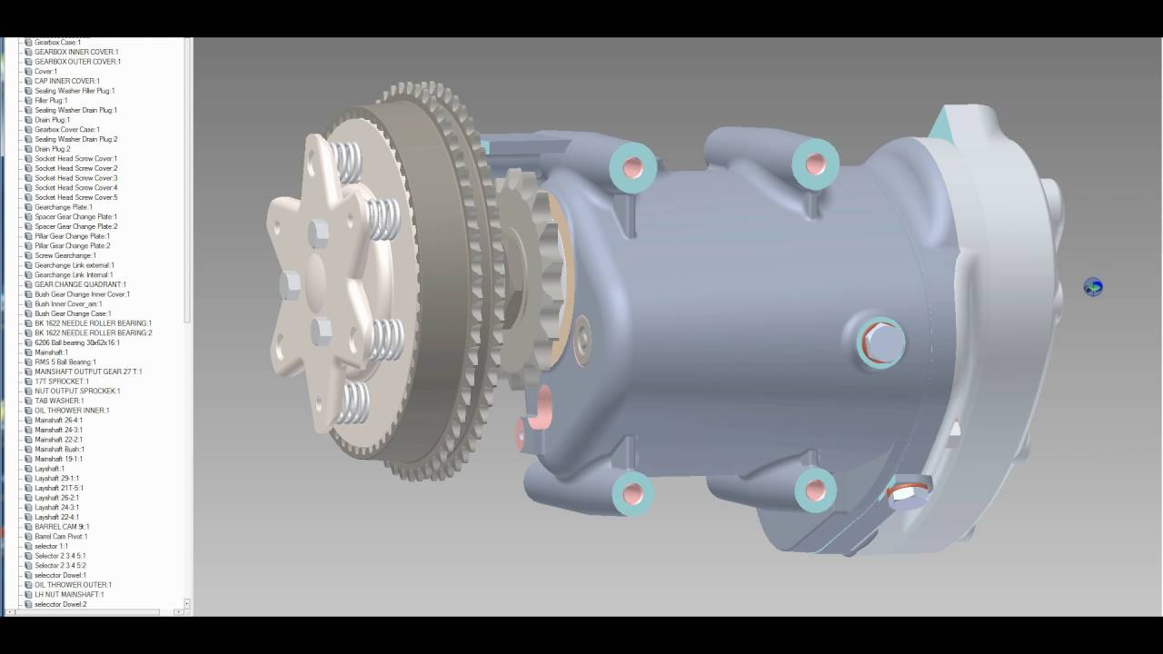 3D PDF Maker Tutorial 11.  3D Model Parts Visualization in the PDF file