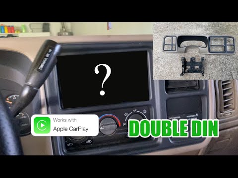 DOUBLE DIN ON SILVERADO/ DOUBLE DIN CONVERSION HOW TO 99/02