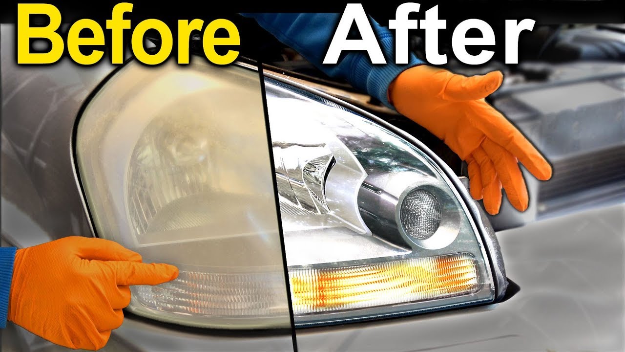 How To Restore Headlights PERMANENTLY ( Better Than a BRAND NEW Headlight )