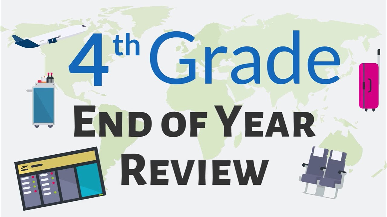 4th Grade – End of Year Review (Whole Number Op., Place Value to 100k, Time, Data, and Fractions)