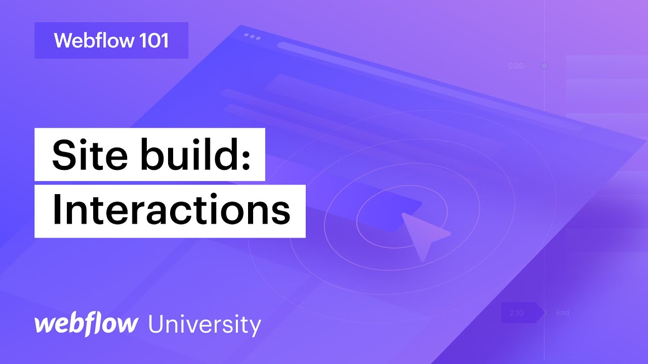 Create your own custom interactions — Webflow 101 (Part 8 of 10)
