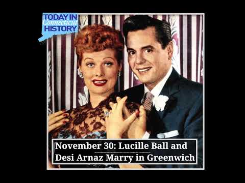 Nov 30 TodayinCTHistory.com Lucy & Desi