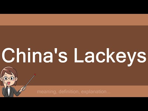 China's Lackeys
