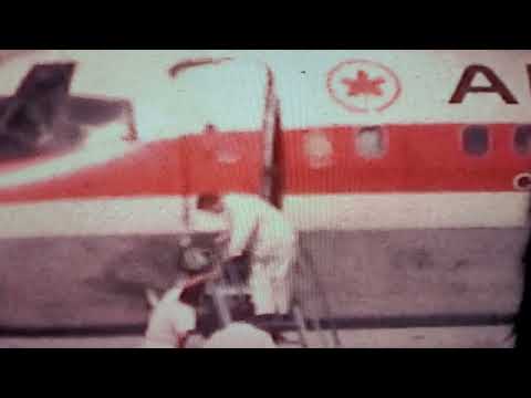 Air Canada footage at London Ont Airport .1960s