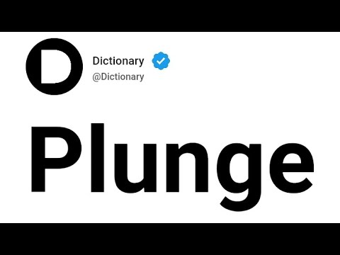 Plunge Meaning In English