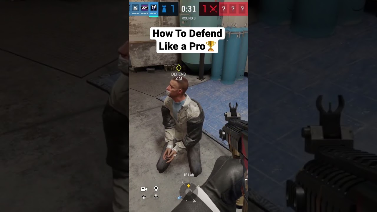 Cara Membela Sandera di R6 Siege 🤕 #shorts #rainbowsixsiege