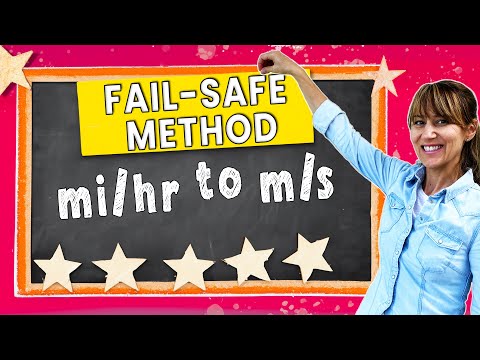 Change Miles per Hour to Meters per Second | Multi-Step Conversion mi/hr to m/s