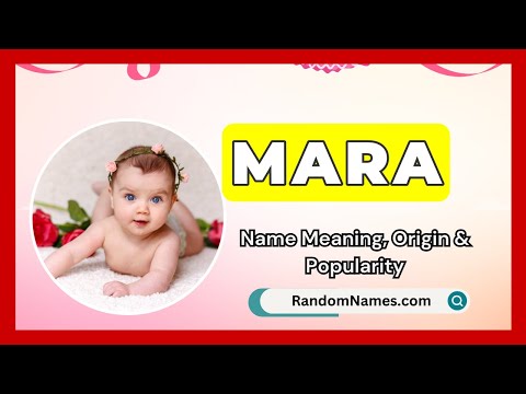 Mara - Baby Girl Name Meaning, Origin & Popularity - RandomNames.com