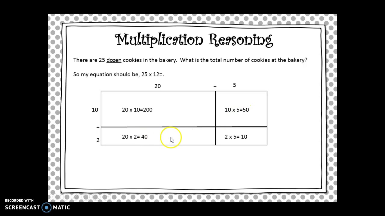 Multiplication Reasoning