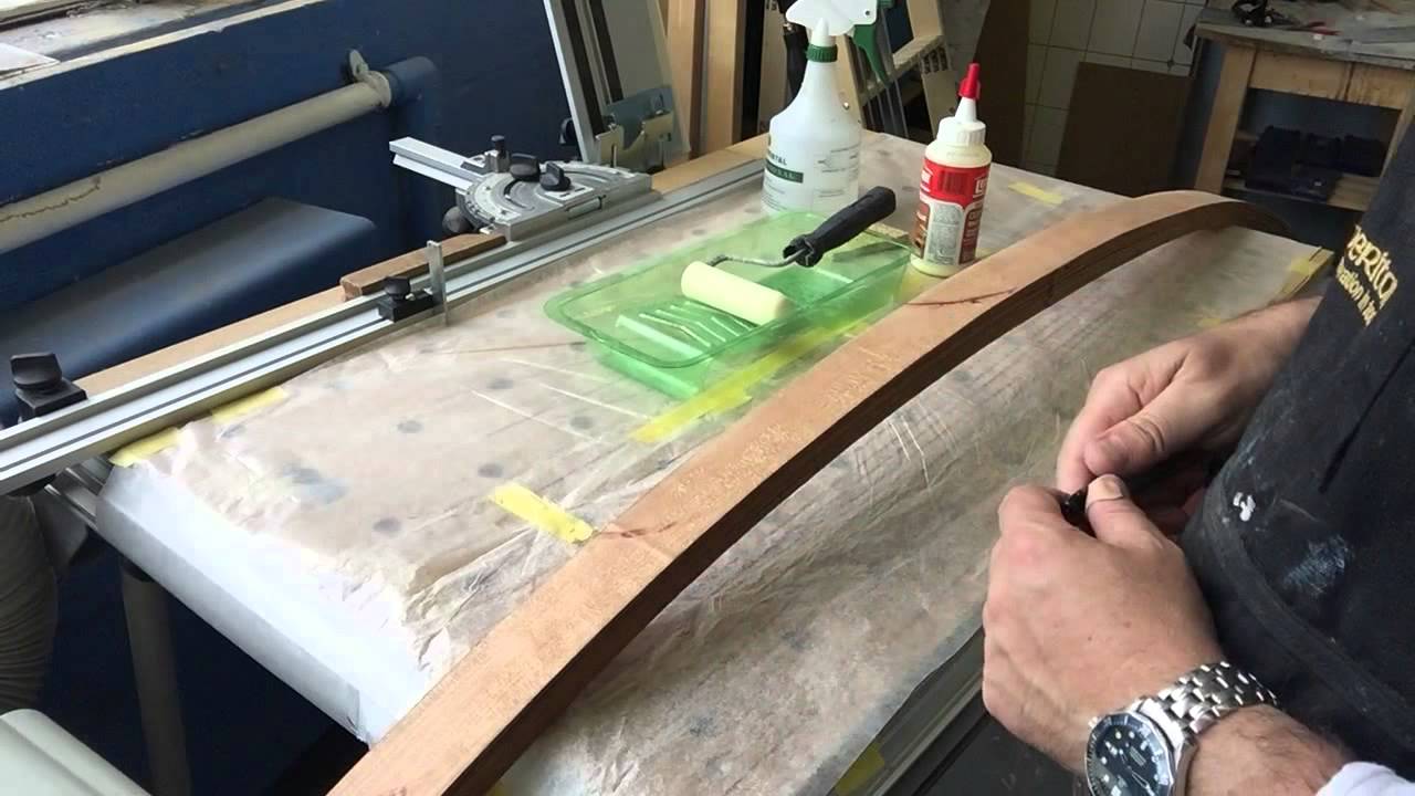 Bent lamination glue-up part 1