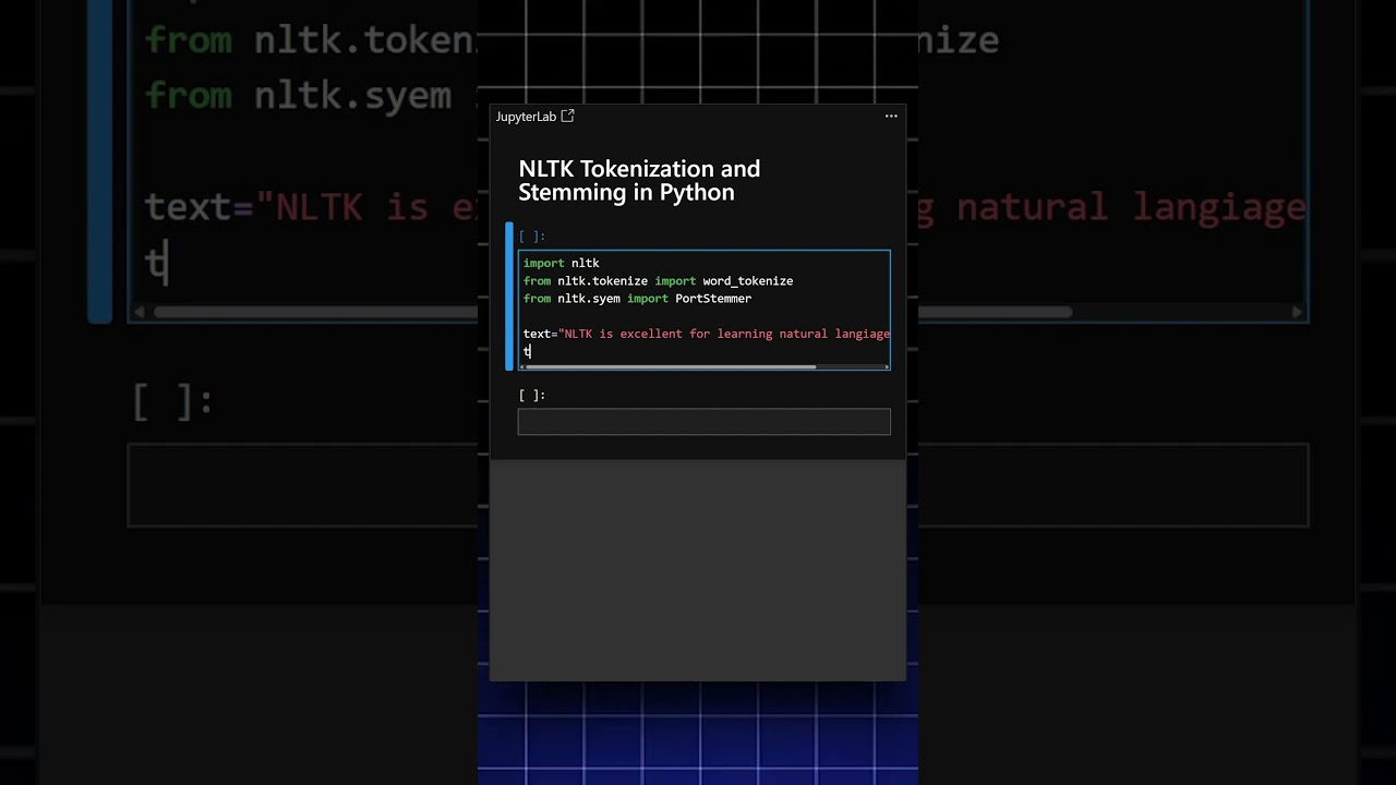 NLTK Tokenization and Stemming in Python