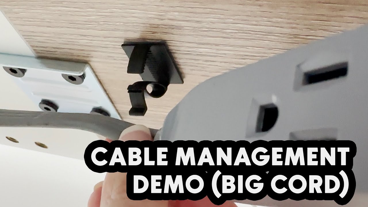 SOULWIT Adjustable Cable Management Clips
