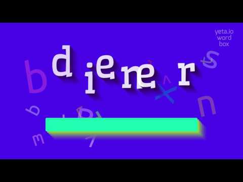 DIENER - HOW TO PRONOUNCE IT?