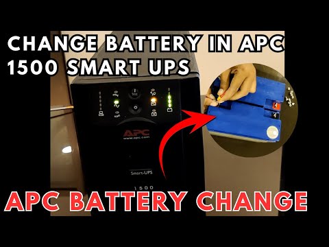 Replace Battery in APC 1500 Smart UPS