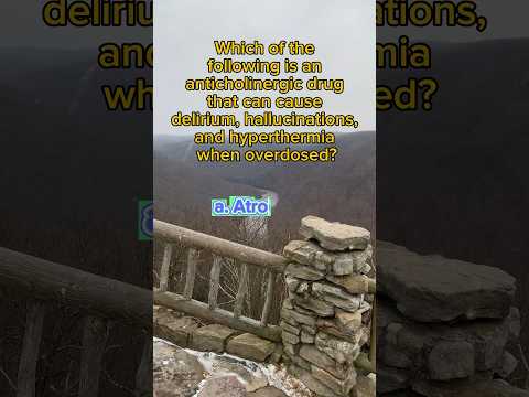 Which of the following is a drug that can cause delirium, hallucinations, and hyperthermia?