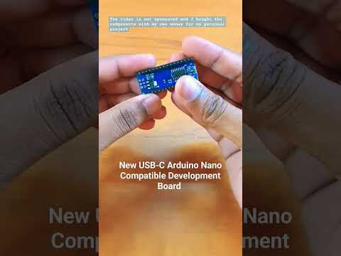 New USB-C Arduino Nano Compatible Development Board