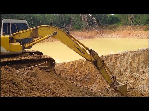 รถขุดSUMITOMO SH200-3...เกือบ6นาทีเต็ม1คัน รถเก่าแล้วไปเรื่อยๆไม่รีบครับ