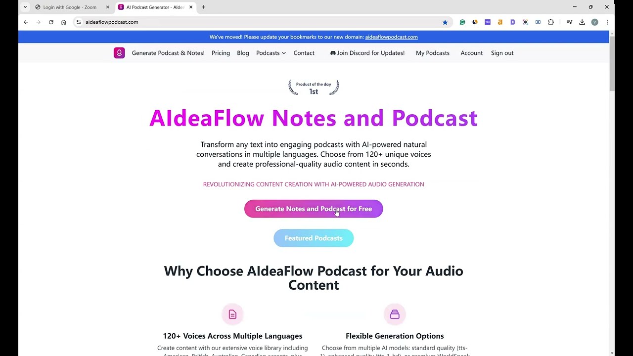 How to use AIdeaFlow to generate notes and podcasts FOR FREE