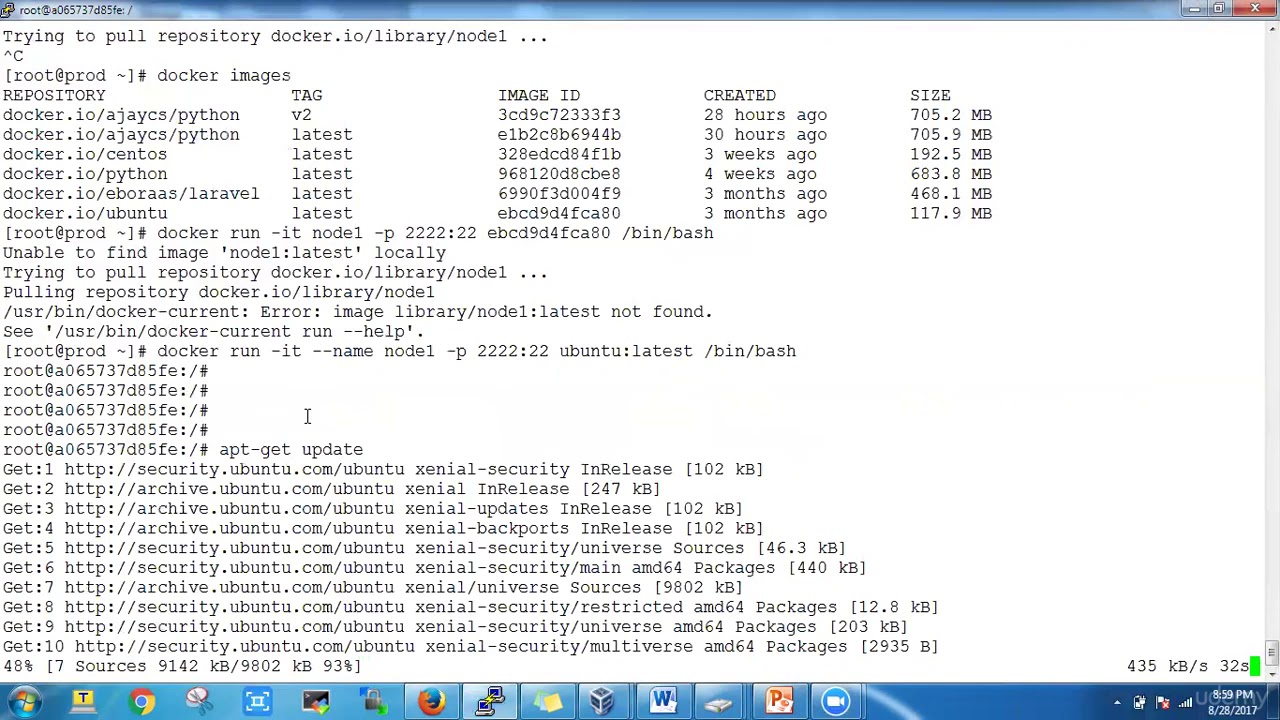 1  Networking Exposing Container Ports - Chapter 6