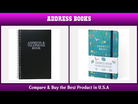 Top 10 Address Books to buy in USA 2021 | Price & Review