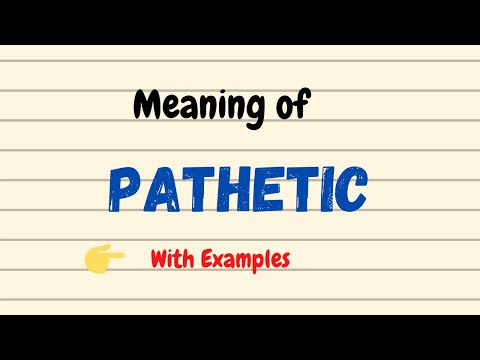 Pathetic Meaning | Daily New English Words | Vocabgram