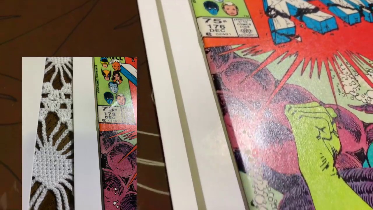 Before and After Comic Pressing Video